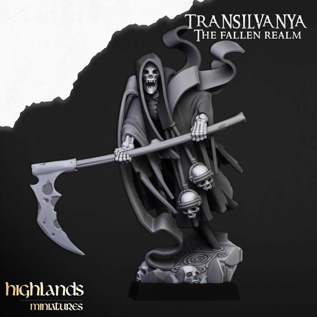 Grim Reaper - Transilvanya Vampires - 28mm - Highlands Miniatures - Etsy