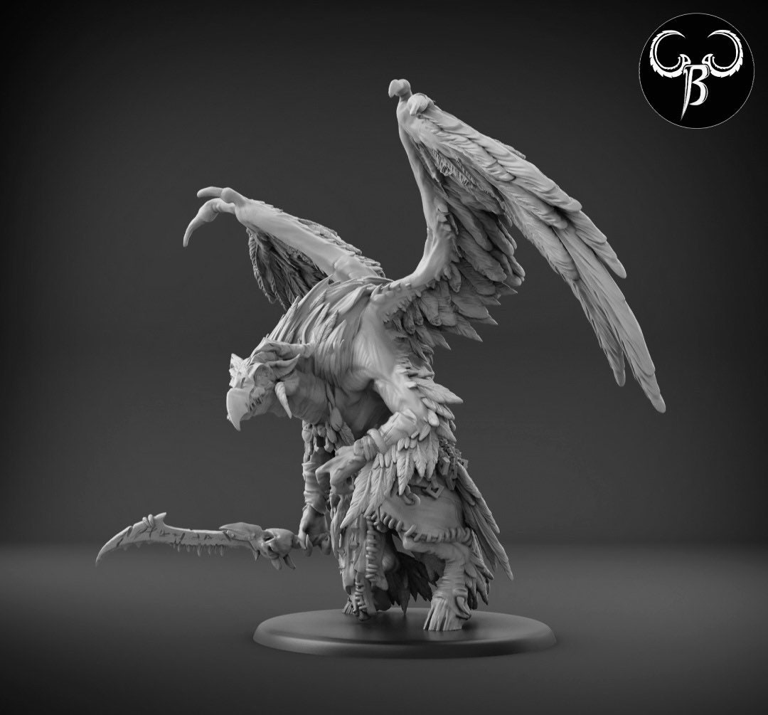 Avian Mystic | Fallen Beasts | Premium 3D Printed Fantasy Tabletop ...