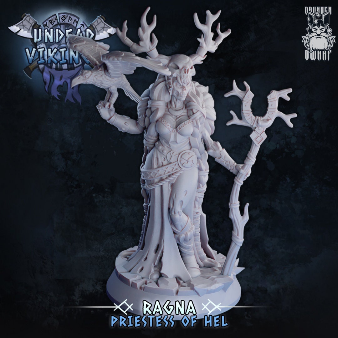 Ragna Priestess of Hel | Undead Vikings | Premium 3D Printed Fantasy ...
