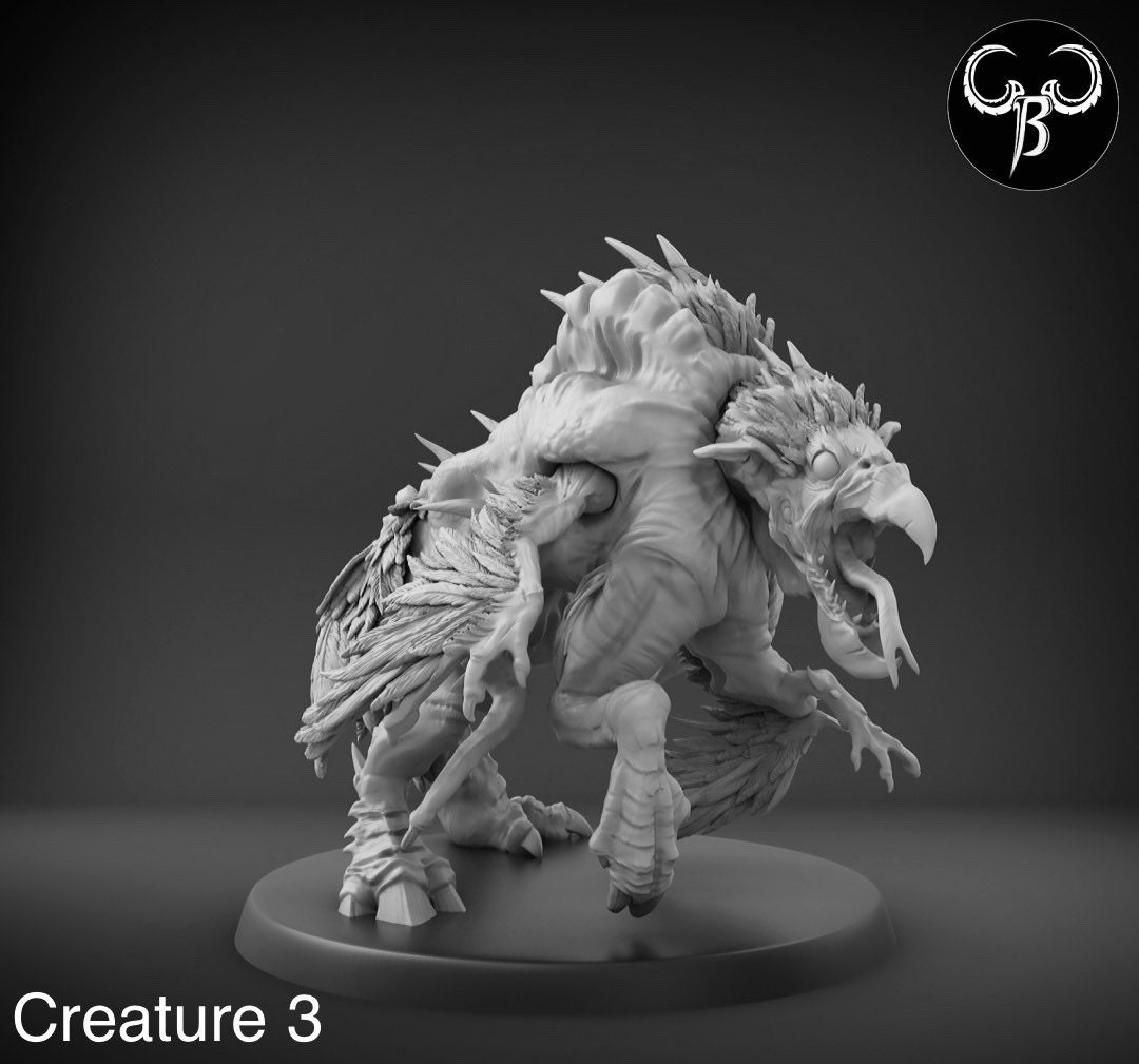 Fallen Creature Pack 28mm and 32mm Scale Premium 3D - Etsy