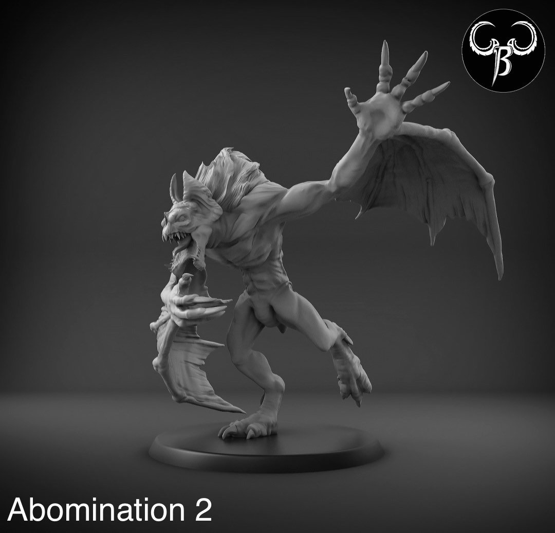 Flying Tomb Abomination Vampire Squad | 25mm 28mm 32mm 50mm and 64mm ...