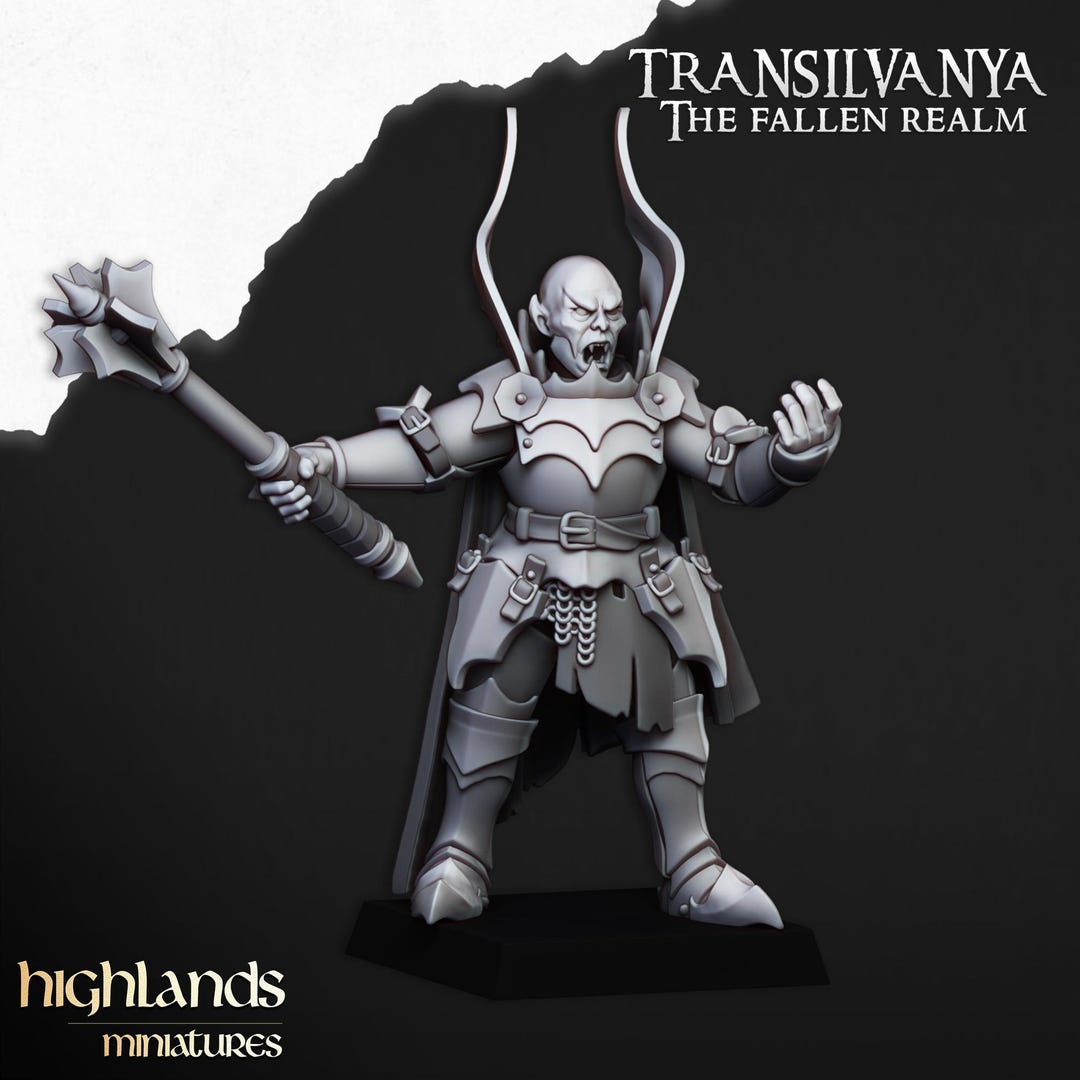 Vampire Lord - Transilvanya Vampires - 28mm Scale - Highlands ...