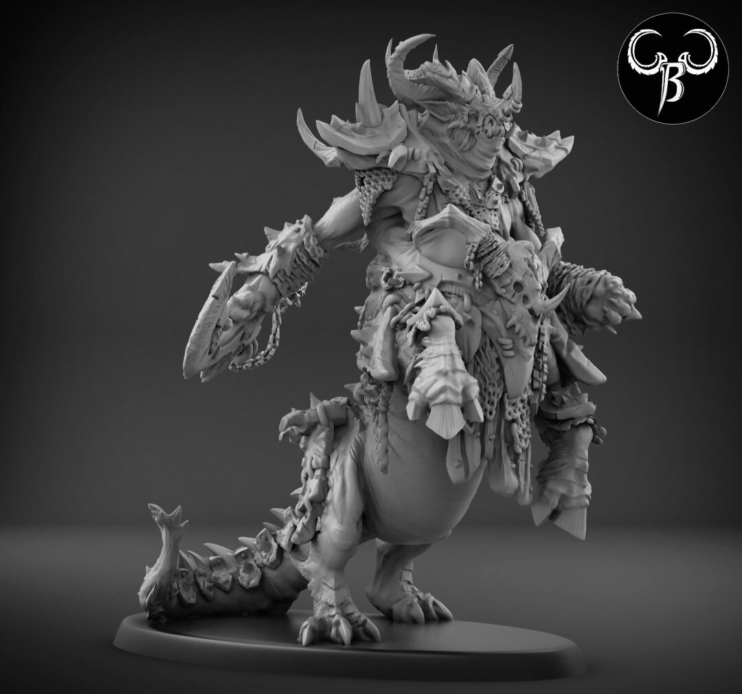Ancient Beast Centaur Premium 3D Printed Fantasy Tabletop Miniature for ...