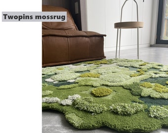 Moss Rugs .handmade Turfted Wool Rugs Carpets for Living Room/reading ...