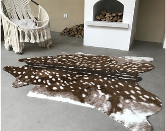 Faux Animal Skin Rug | Etsy