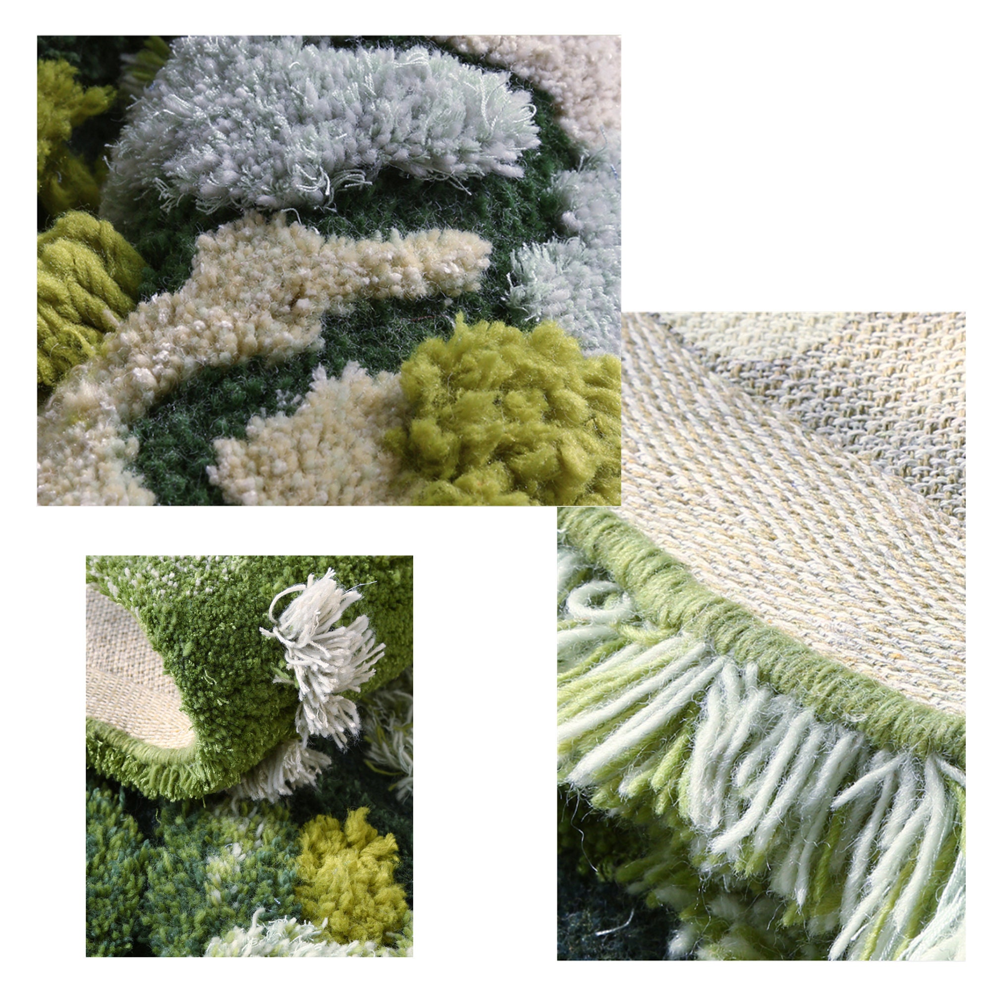 3D Tufted Area Rugs Carpet/tundra/forest/moss Rug/art/kids - Etsy Canada