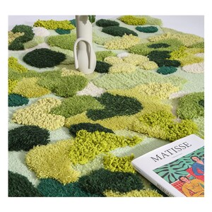 Tufting Rug/moss Rug/tufted Rug/cool Rugs/play Rug/vegetal - Etsy