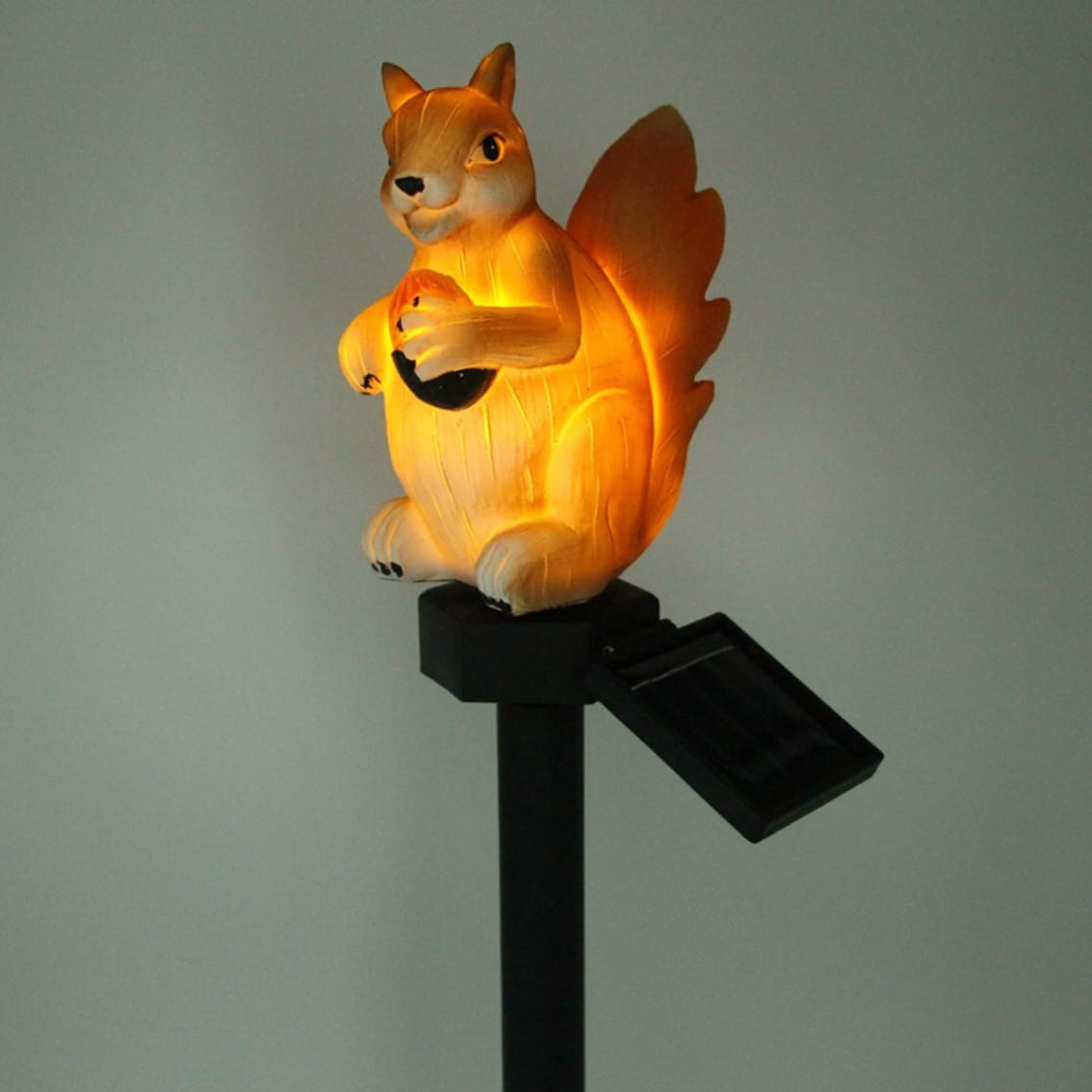 Solar LED Squirrel light/LED Garden light/Solar LED lawn | Etsy