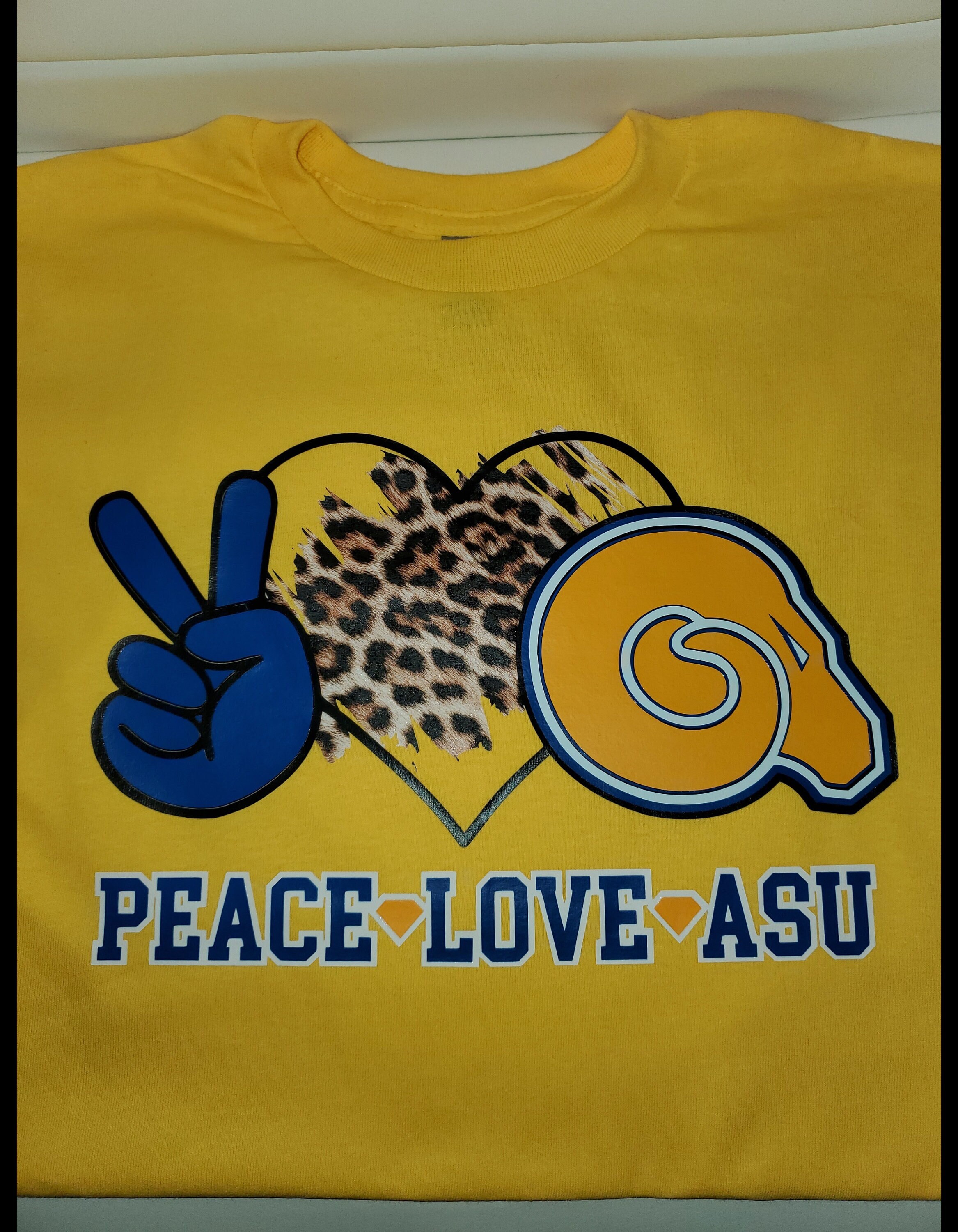 ASU T-shirt, Albany State University Tee, Royal Blue and Gold, HBCU - Etsy