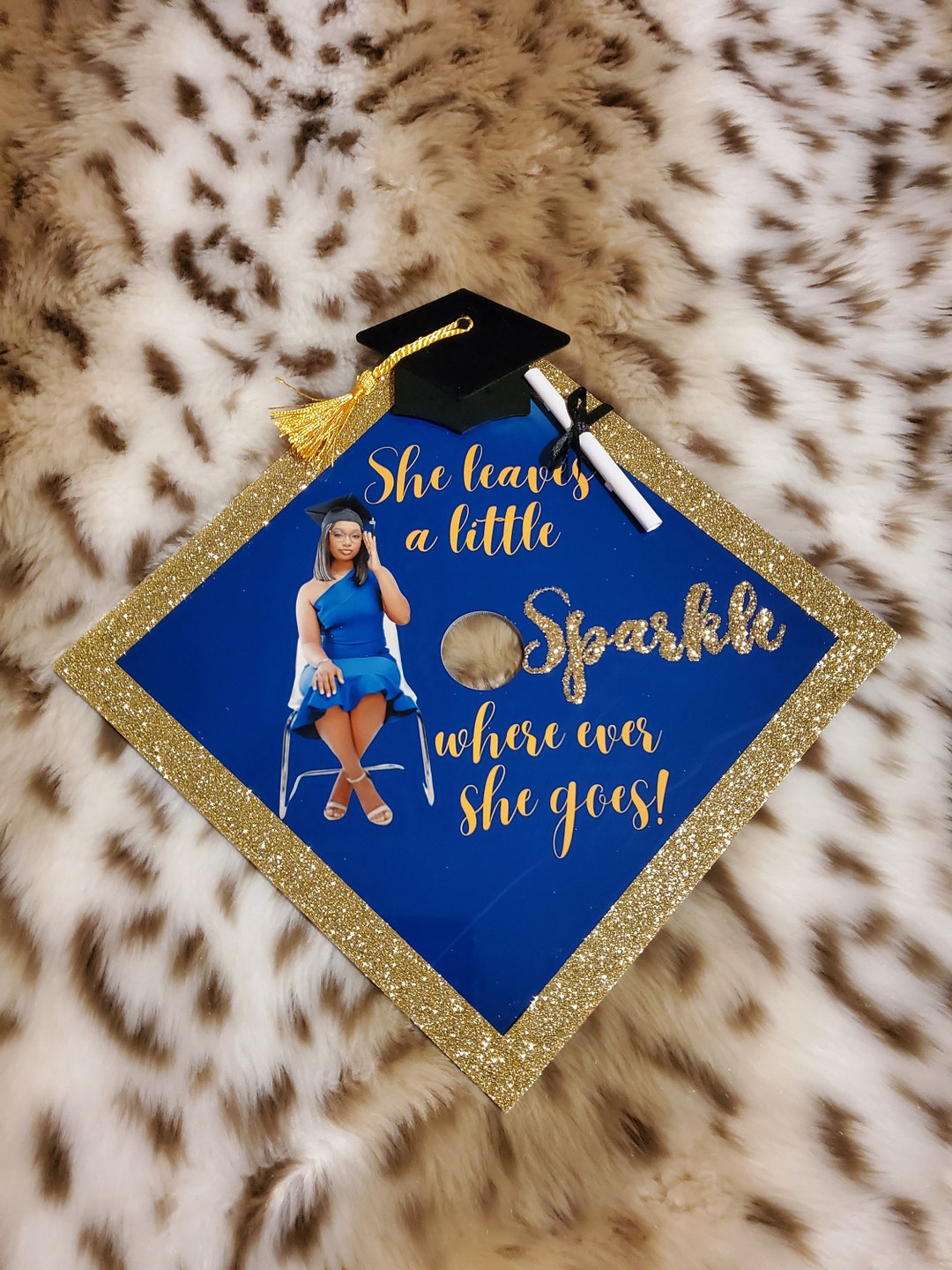 Grad Cap Topper and Stole Combination - Etsy