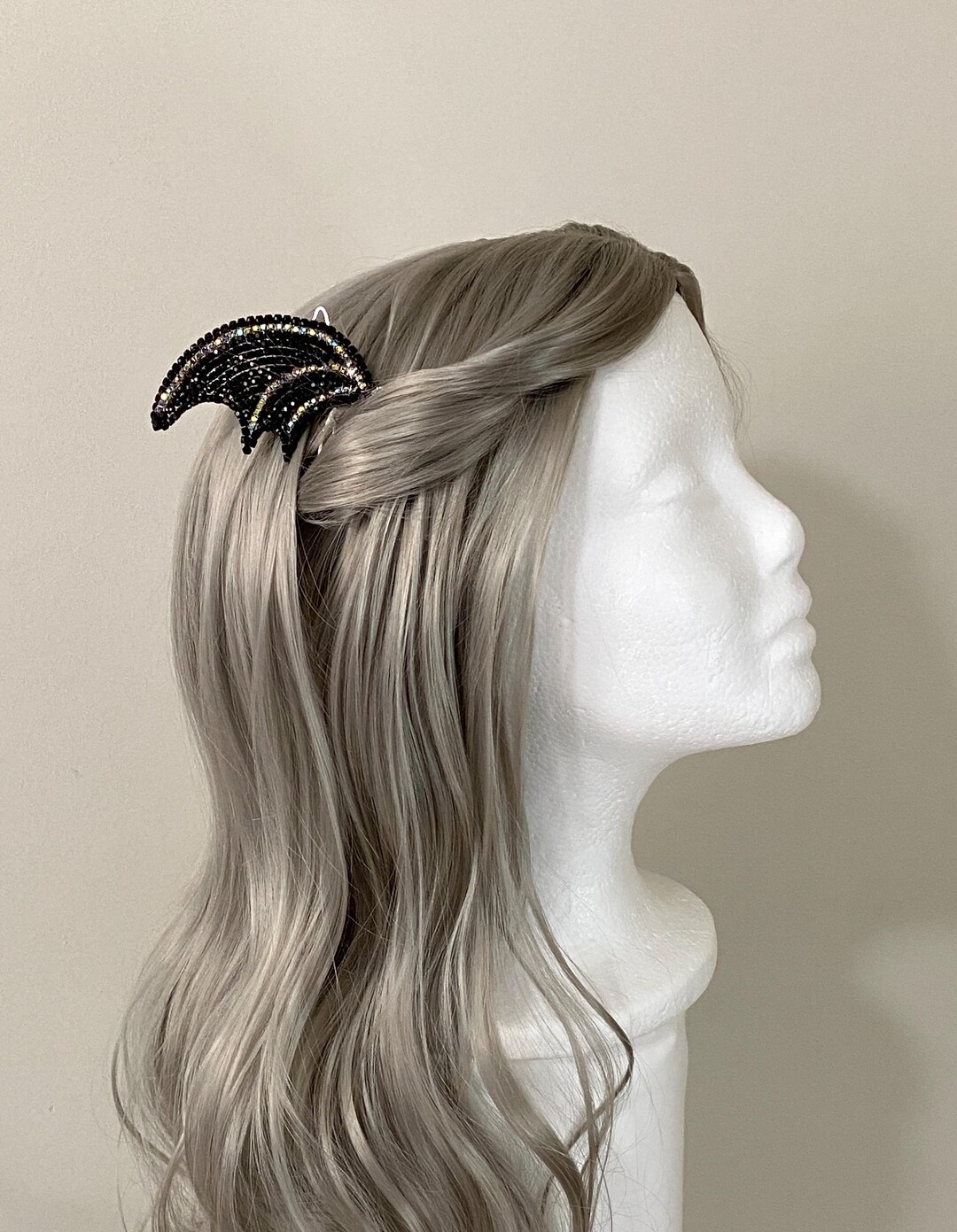 Gothic Bride, Alternative, Bat Wings, Dragon Wings, Fantasy Cosplay, Goth Hair Accessories, Goth ...