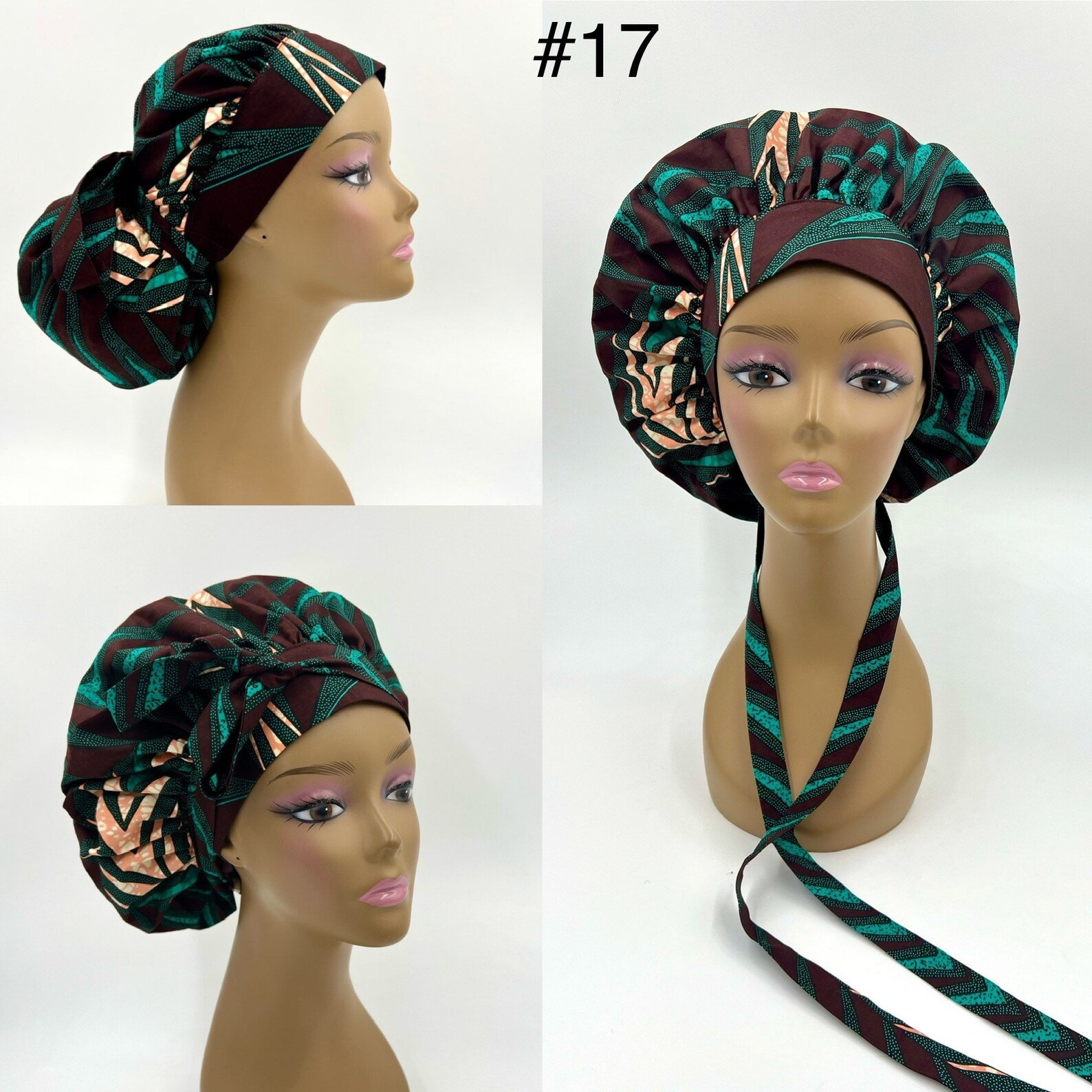 Satin-lined Scrub Cap/ Bonnet - Etsy