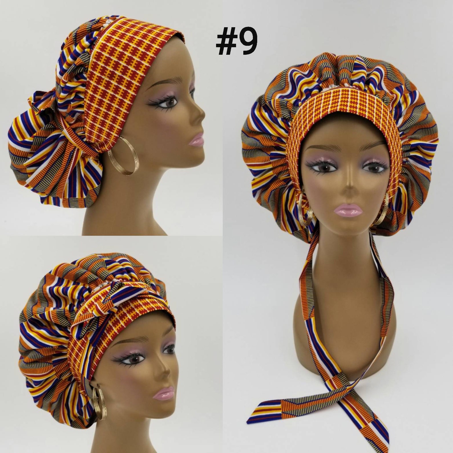 Satin-lined Scrub Cap/bonnets - Etsy