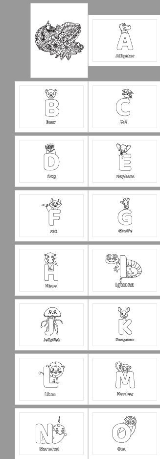 Kids Colouring Pages, 2000, Download and Print - Etsy