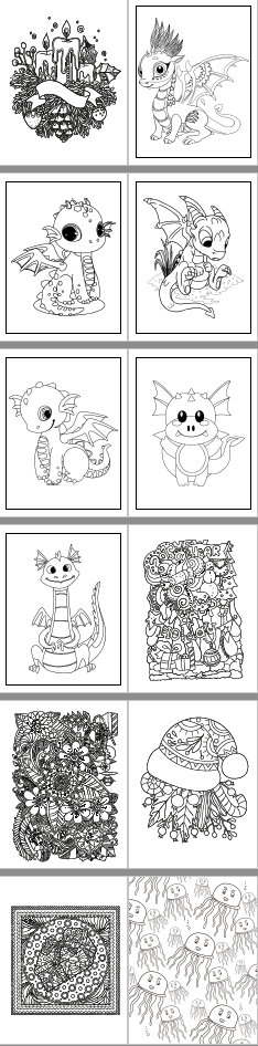 Kids Colouring Pages, 2000, Download and Print - Etsy