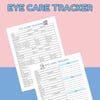Optometrist Visit Tracker Printable | Eye Exam Log | Vision and ...