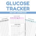 Glucose Tracker | Diabetes Tracker | Diabetic Tracker | Diabetes Log ...