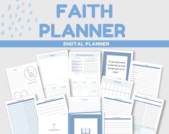 Christian Planner Printable/ Bible Study Planner Inserts/ Devotional ...