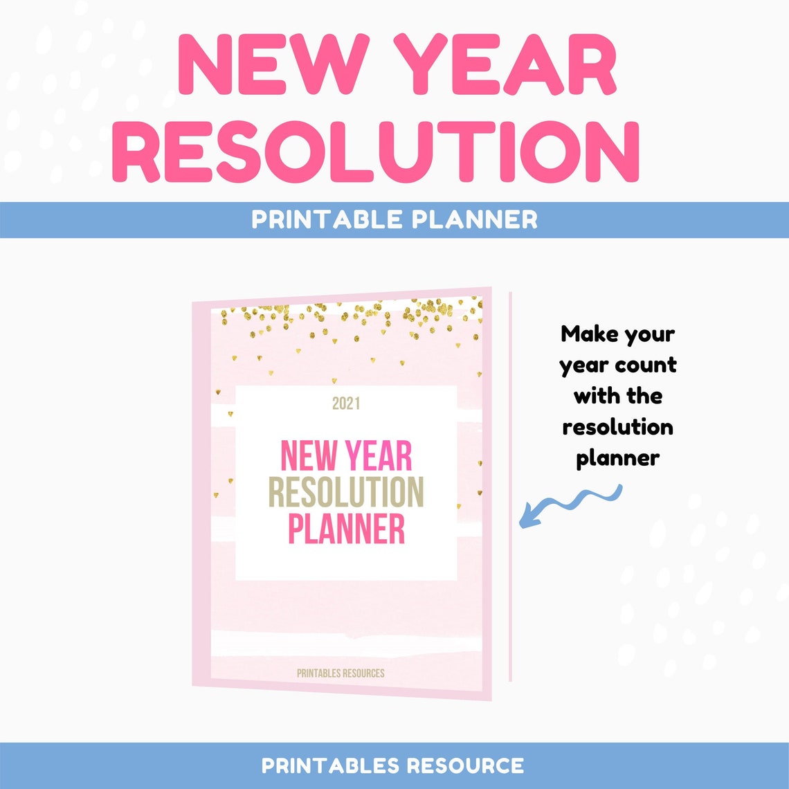 Goal Calendar Calendar Planner Printable Weekly Goals - Etsy