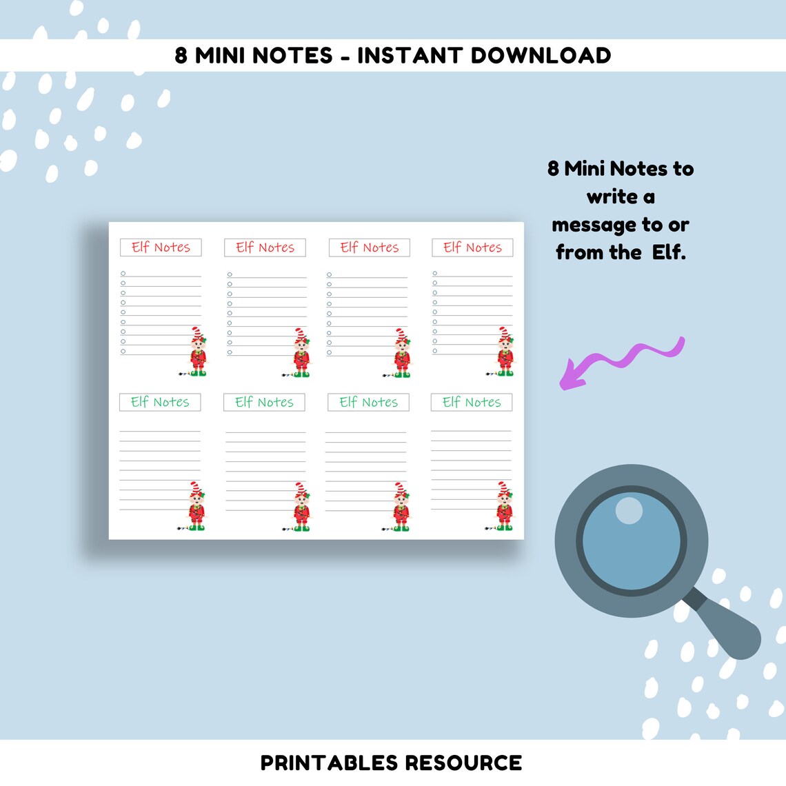 Elf Printable | Elf Notes | Elf Stationery | Elf Letter | Printables ...
