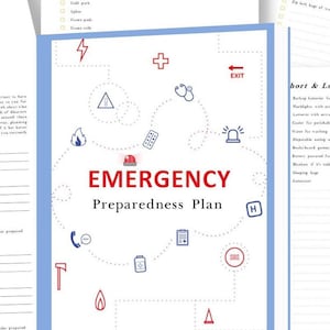 Emergency Planner Printable Family Emergency Preparedness Binder ...