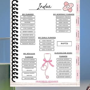 Future Nurse Digital Planner: Nursing Student Notebook (digital ...