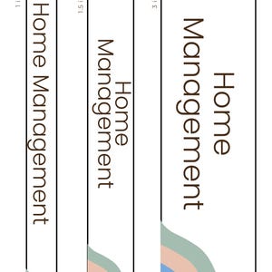 Home Management Binder Starter Pack: Family Organizer (digital Download ...