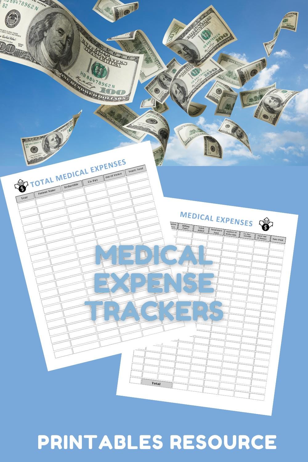 Medical Expense Tracker Printable: Healthcare Bill Organizer (digital ...