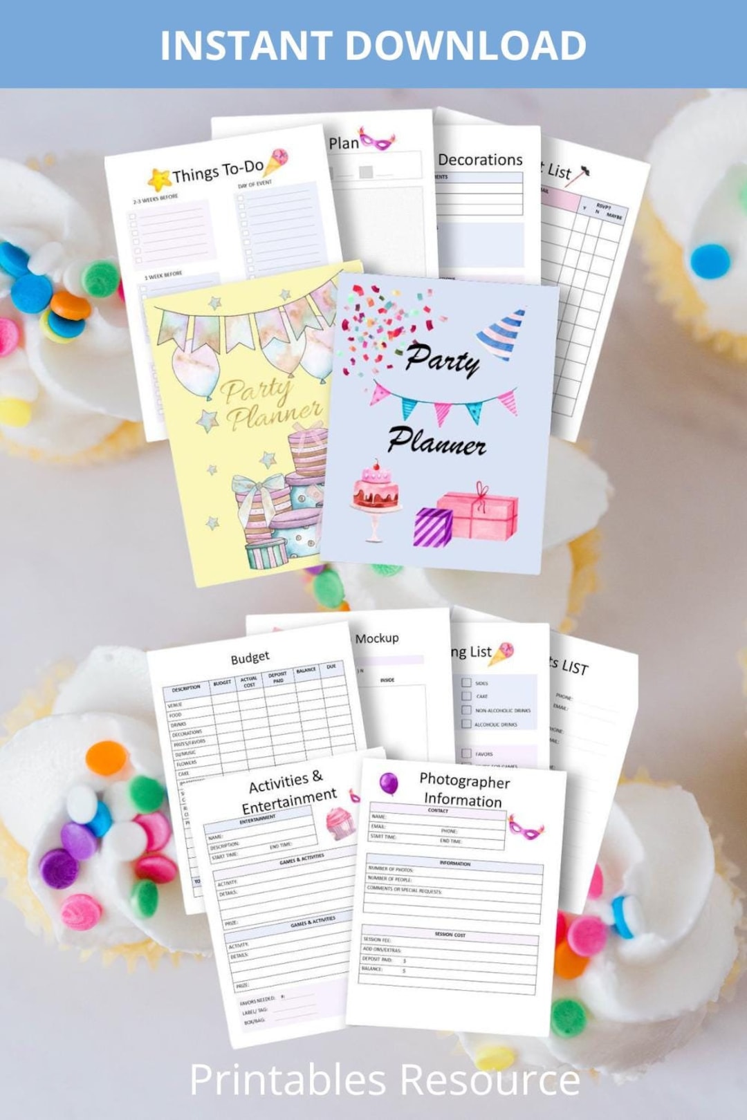Party Planner Printable Party Planning | Birthday Party | DIY Party ...