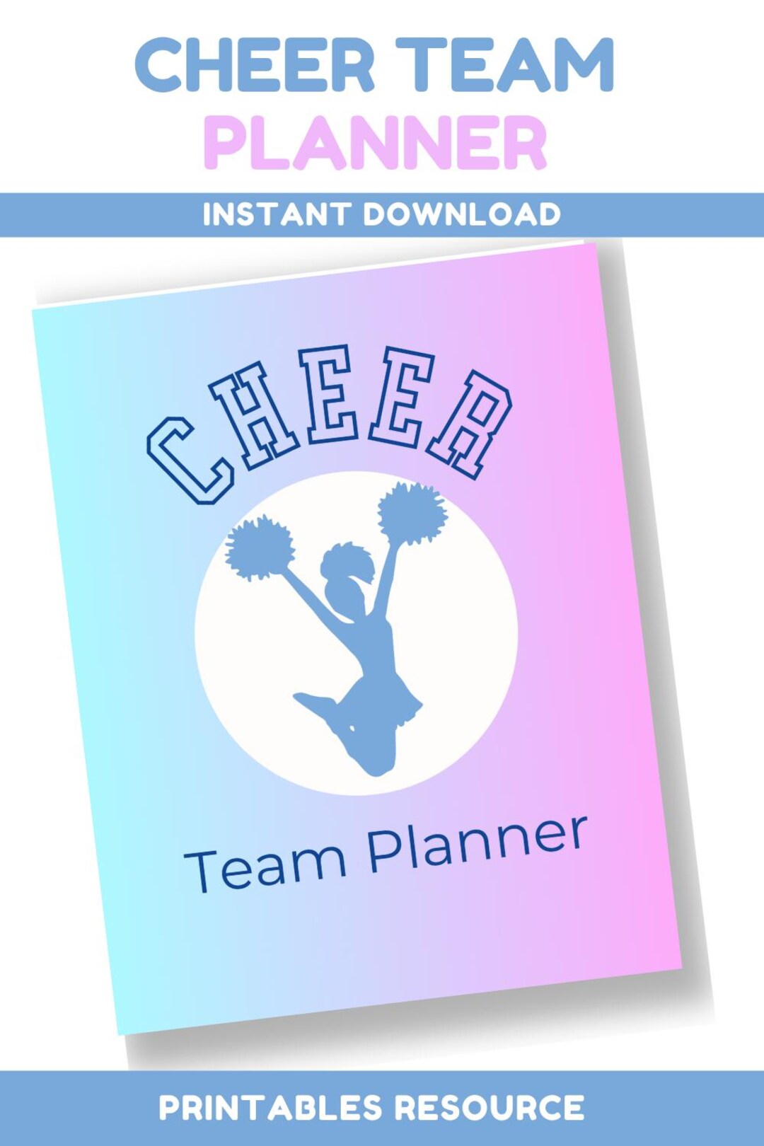 Cheer Team Planner: Cheerleading Playbook, Schedules & Rosters (digital ...