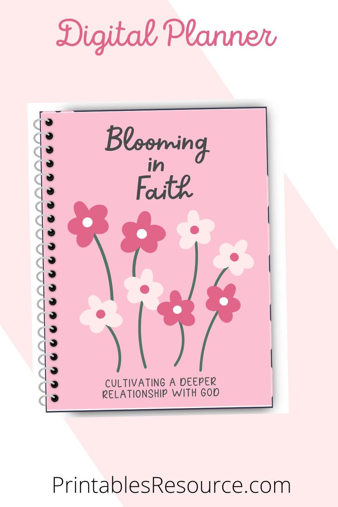 Faith Digital Planner & Prayer Journal | Goodnotes Bible Study Notebook ...