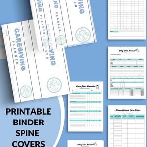 Caregiver Log Printable Binder Senior Caregiver Care Planner for ...