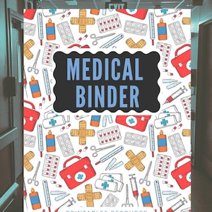 Medical Planner Printable Health and Wellness Tracker Log Medical ...