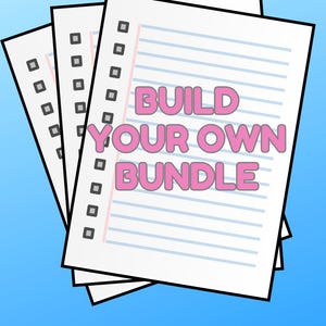 Build Your Own Bundle Any 5 Printables Organizer Custom Pack, Choose ...