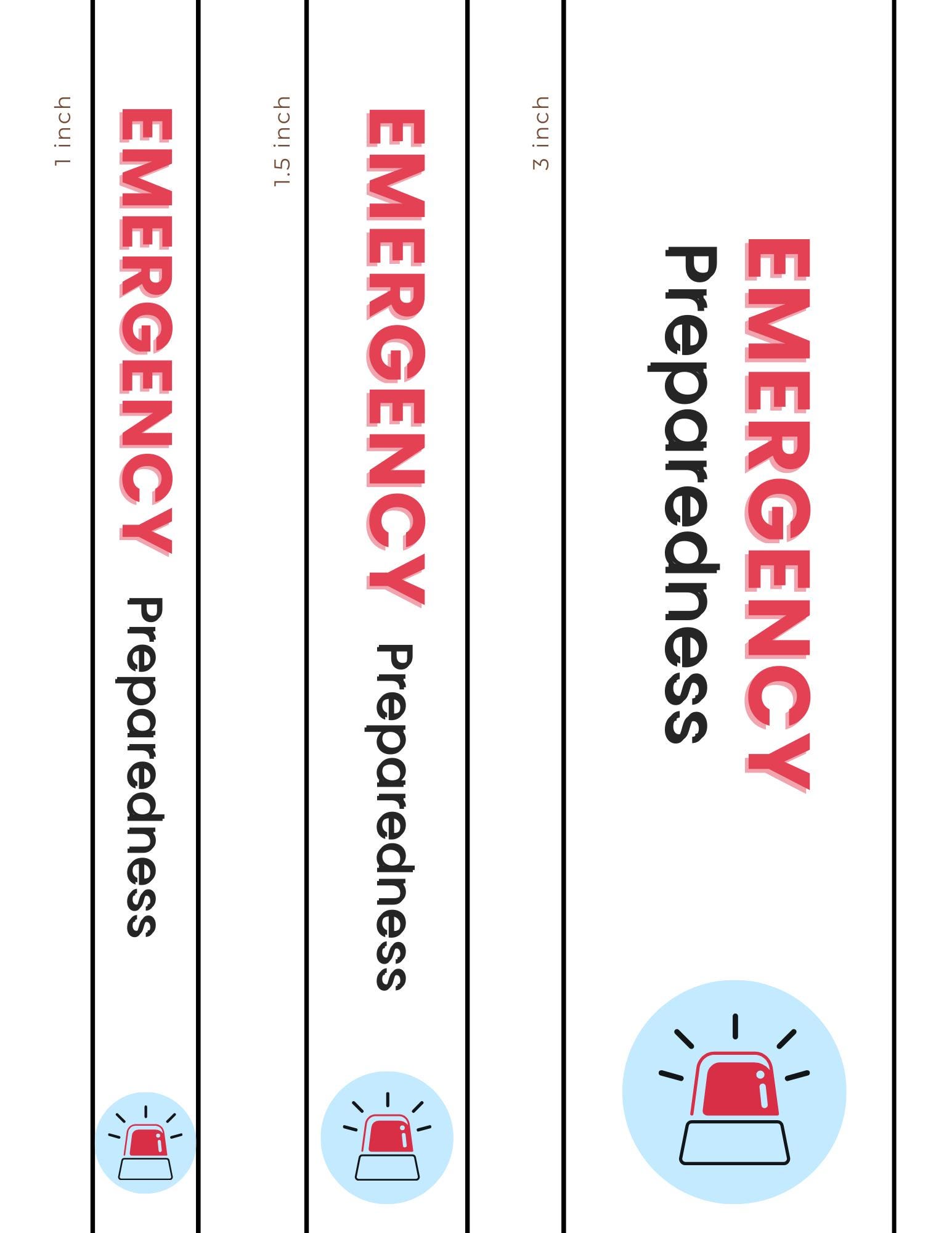 Family Emergency Binder Plan Printable Home Emergency Plan Binder ...