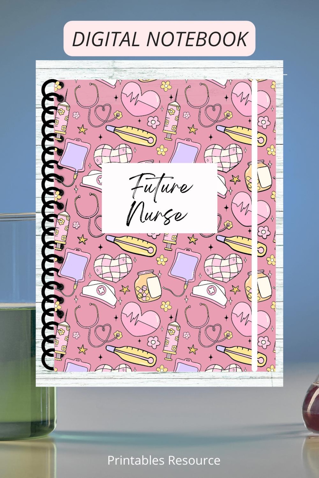 Future Nurse Digital Planner: Nursing Student Notebook (digital ...