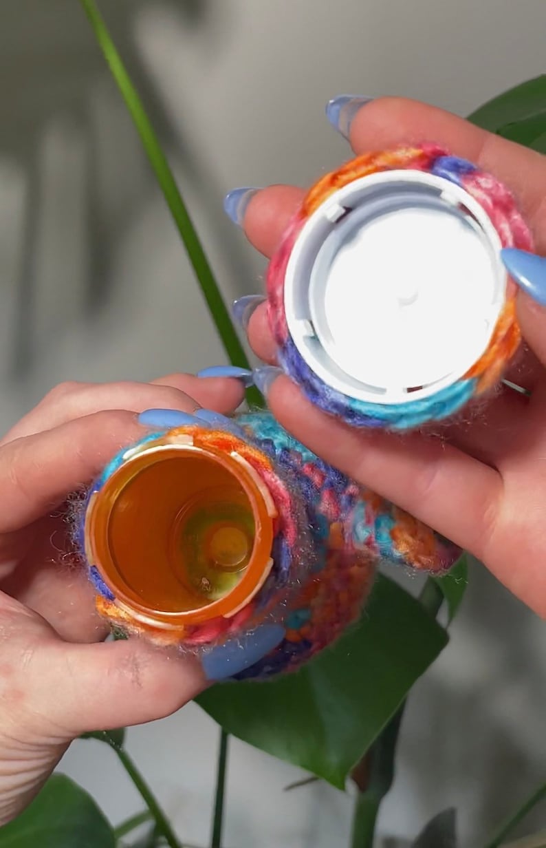 PATTERN Digital Download Crochet Pill Bottle Stash Bong - Etsy