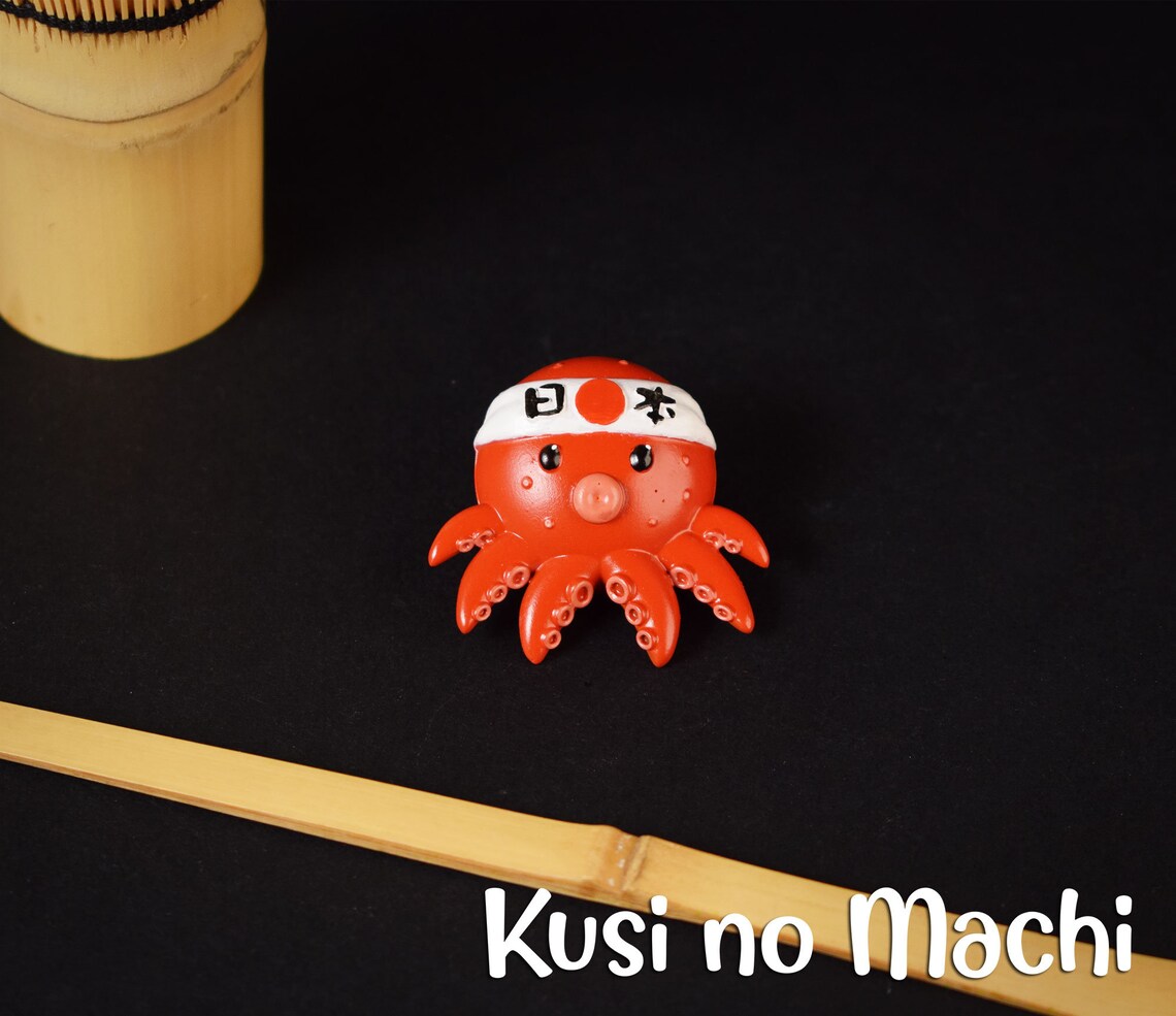 Pines Tako Japanese Poulpe Kawaii Cute - Etsy UK