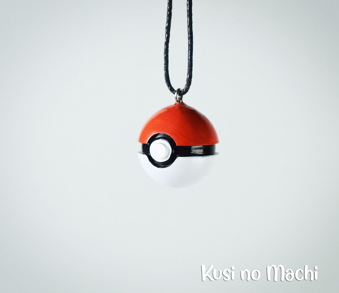 Pokeball Fan Art Pendant - Etsy