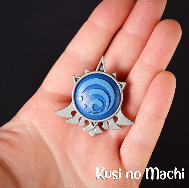 Broche Genshin Impact Element Hydro Pyro Dendro Electro Geo - Etsy