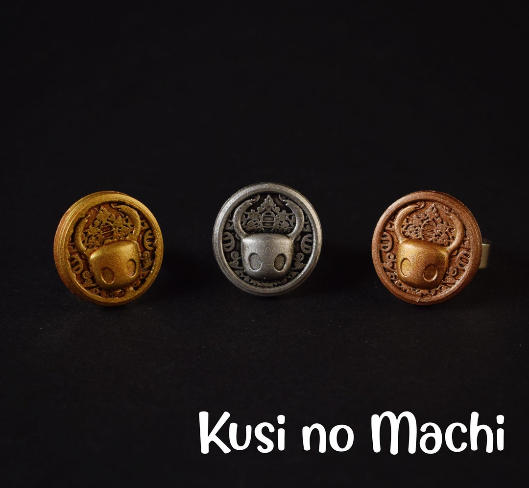 Ring Knight Hollow Knight Effect Golden Silver Copper - Etsy