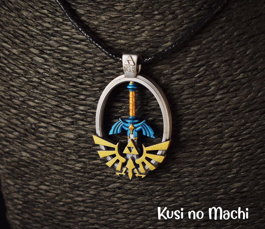 Master Sword Legend of Zelda Fan Art Pendant. - Etsy