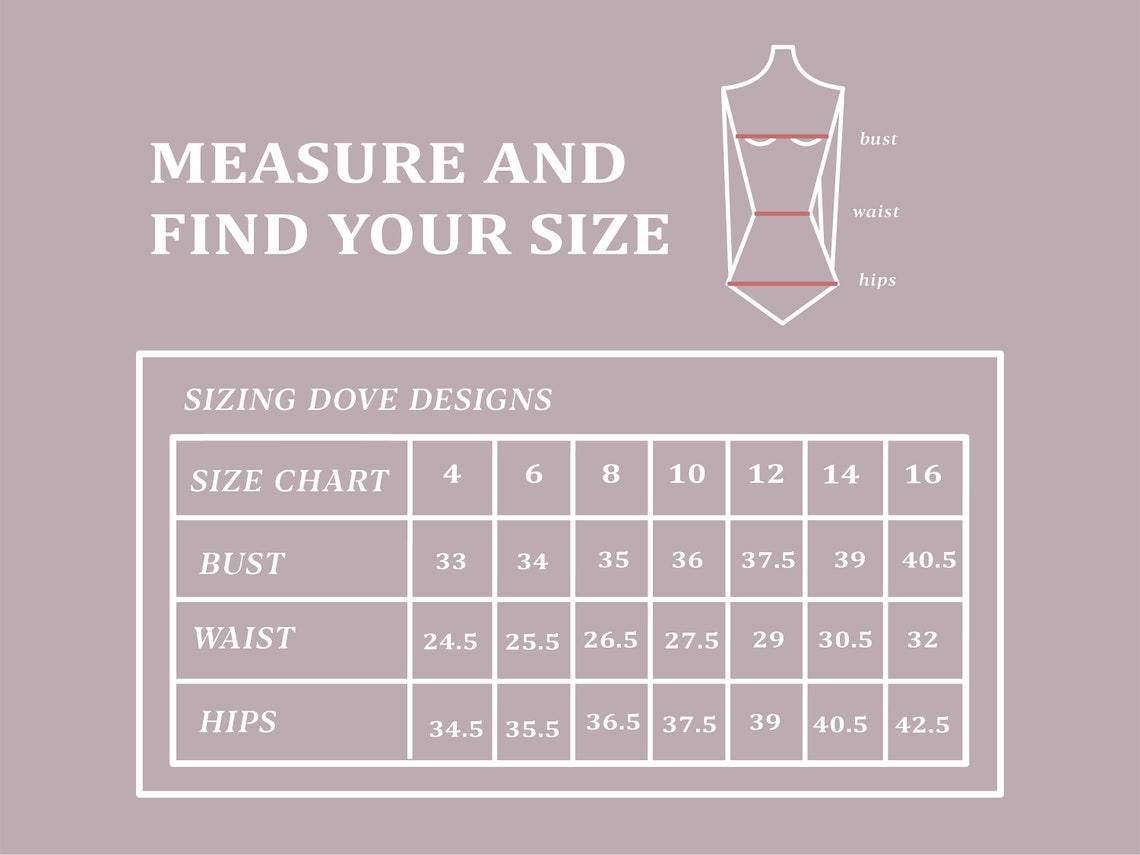 Basic Bodice Block PDF Sewing Pattern - Sizes 4-16 Available (+info ...