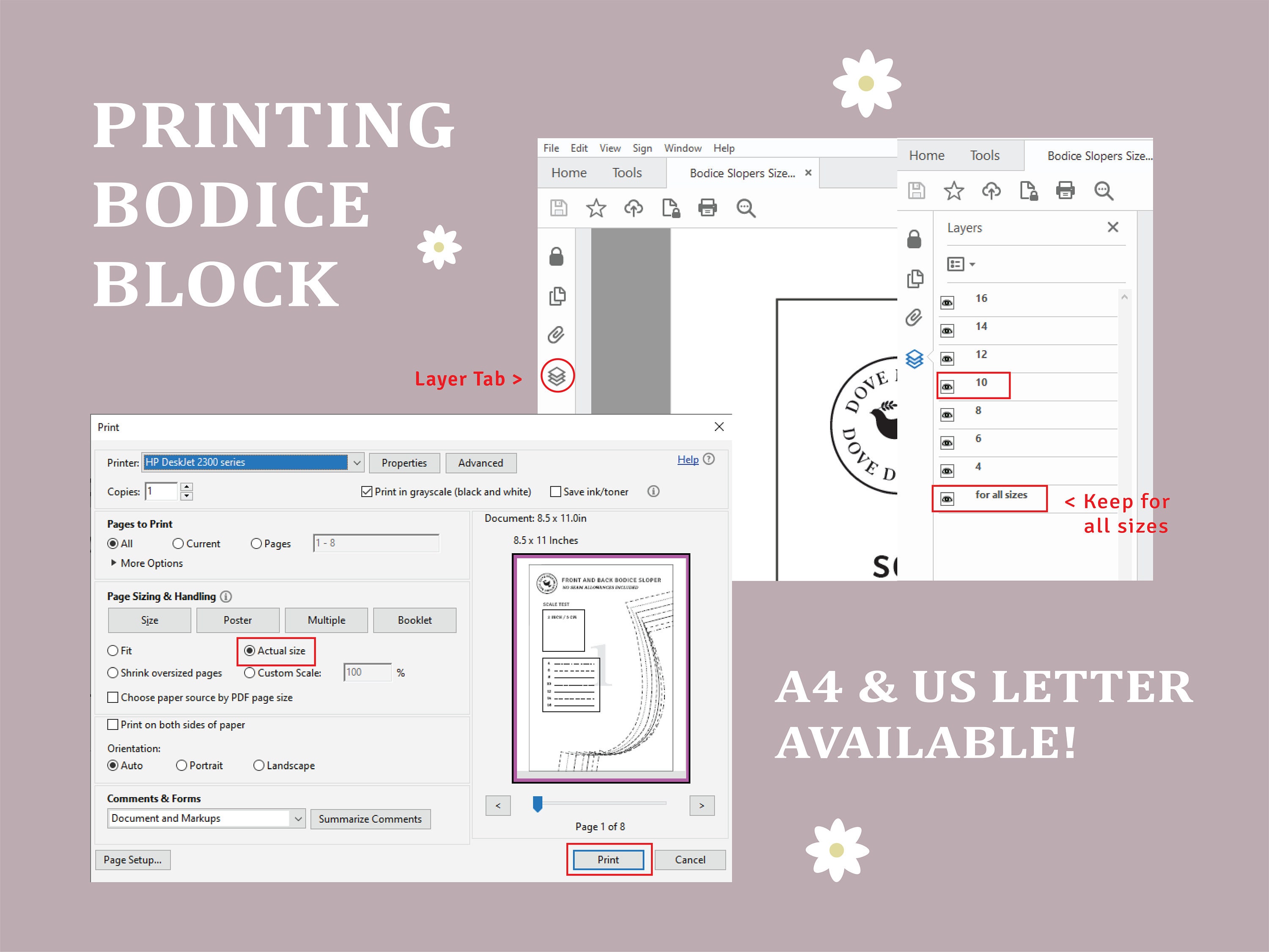 Basic Bodice Block PDF Sewing Pattern Sizes 4-16 Available - Etsy UK