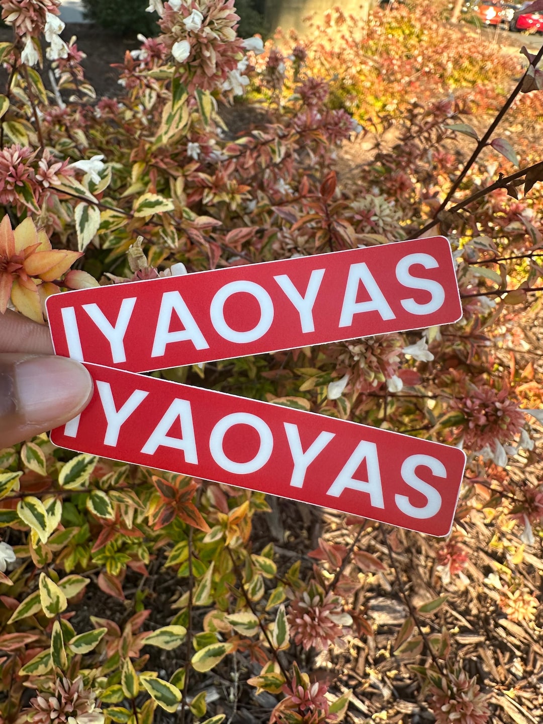 IYAOYAS 3” Red Sticker | Navy Aviation Ordnanceman Pride - Etsy