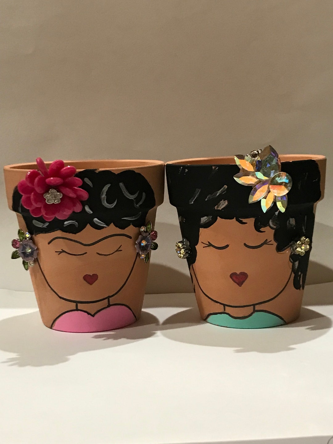 Frida Kahlo Customizable Terra Cotta Mini Planter - Etsy