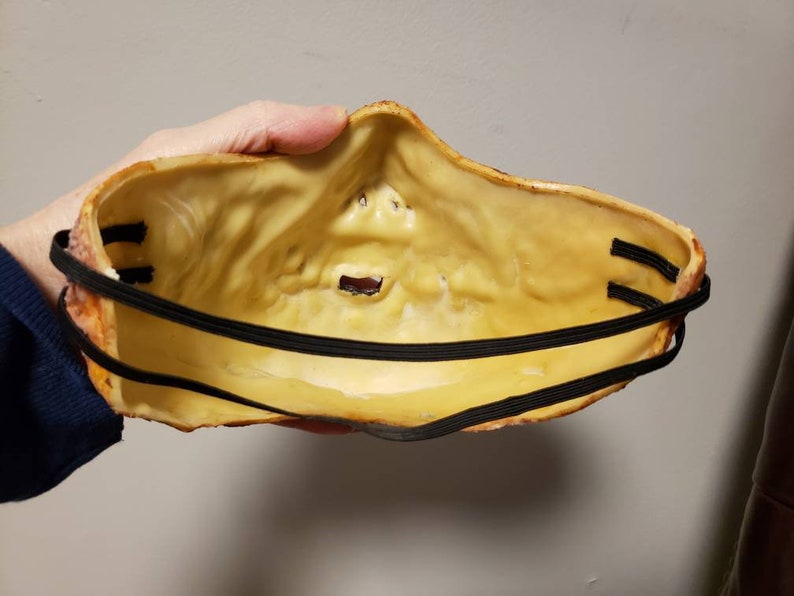 Scary Zombie Latex Half Mask - Etsy