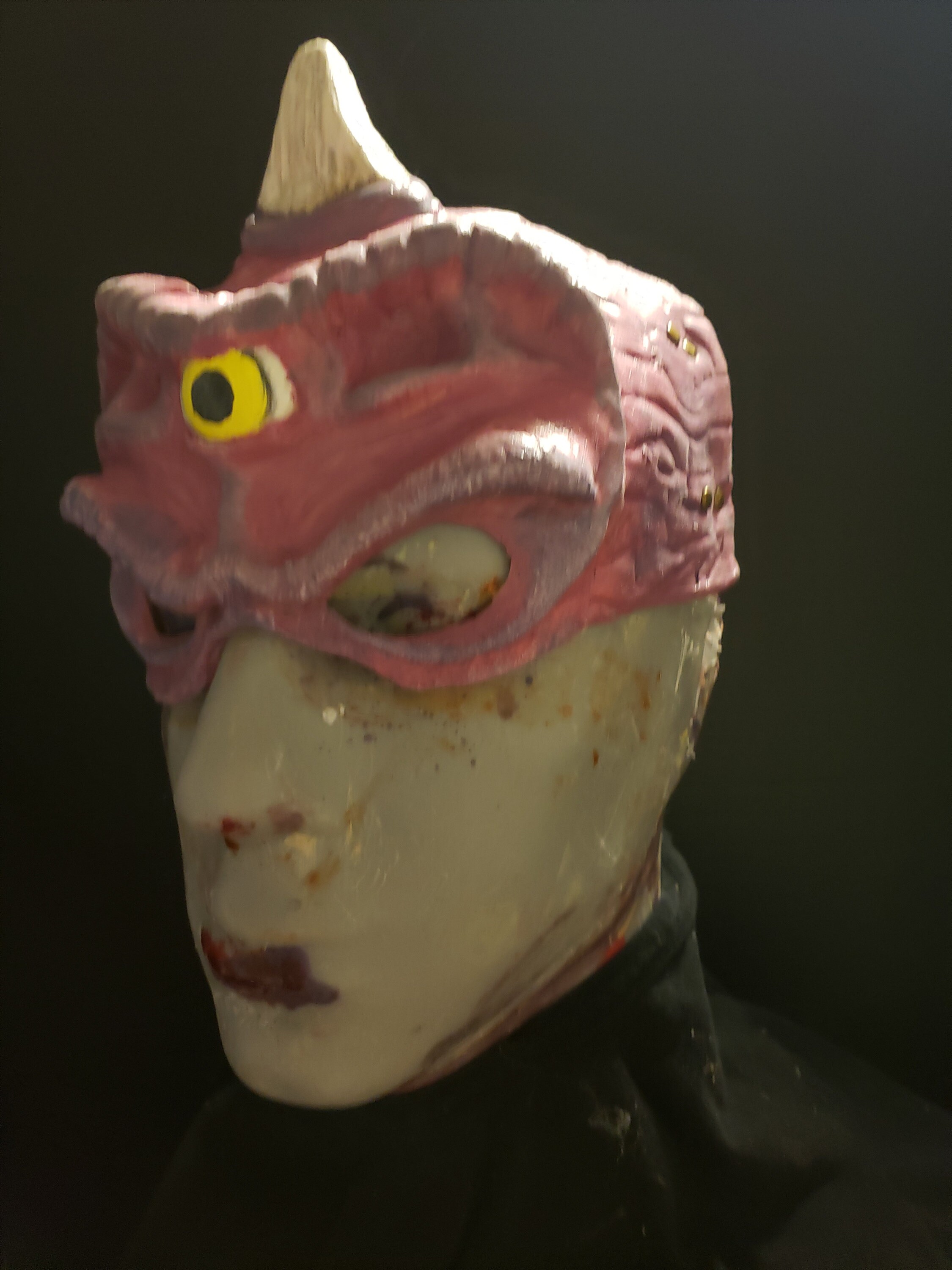 Eyeclops Cyclops Quarter Latex Mask Pink - Etsy