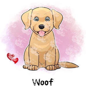 Puppy Love Valentine's Card Printable Instant Digital Download Dog ...