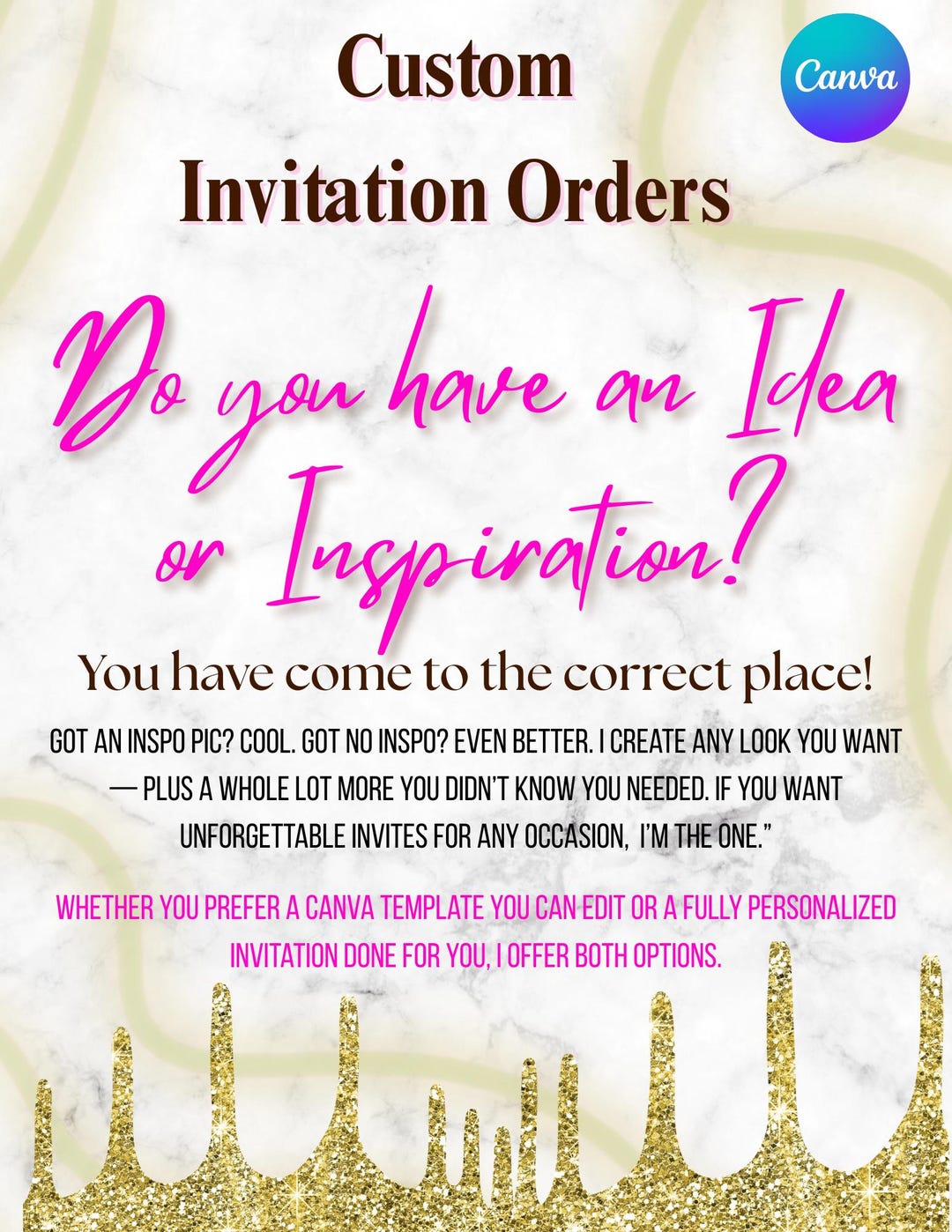 Personalized Invitation Template • Editable Digital Party Invite ...